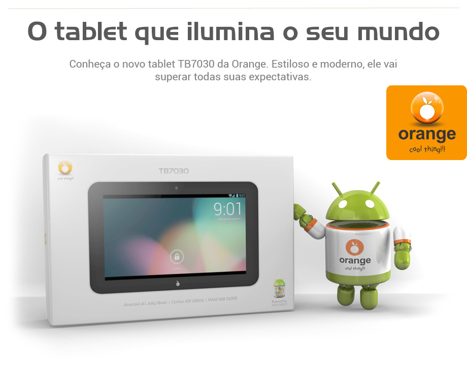 Tablet Orange TB7030 | Dicas Orange Cool