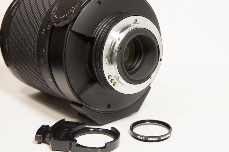 shutter releasing: SIGMA MIRROR 600mm f/8.0 MC