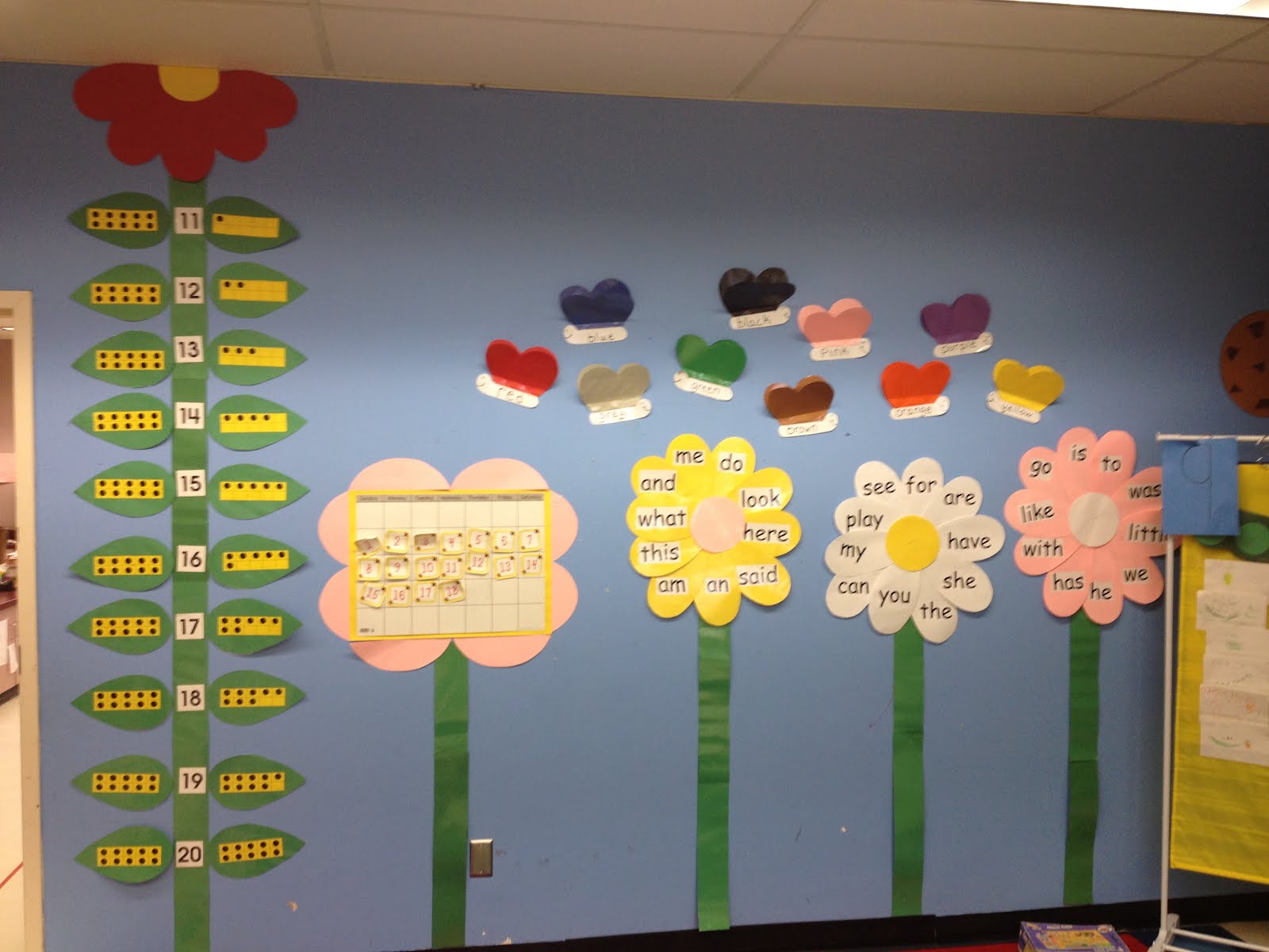 Kroger's Kindergarten: Focus walls