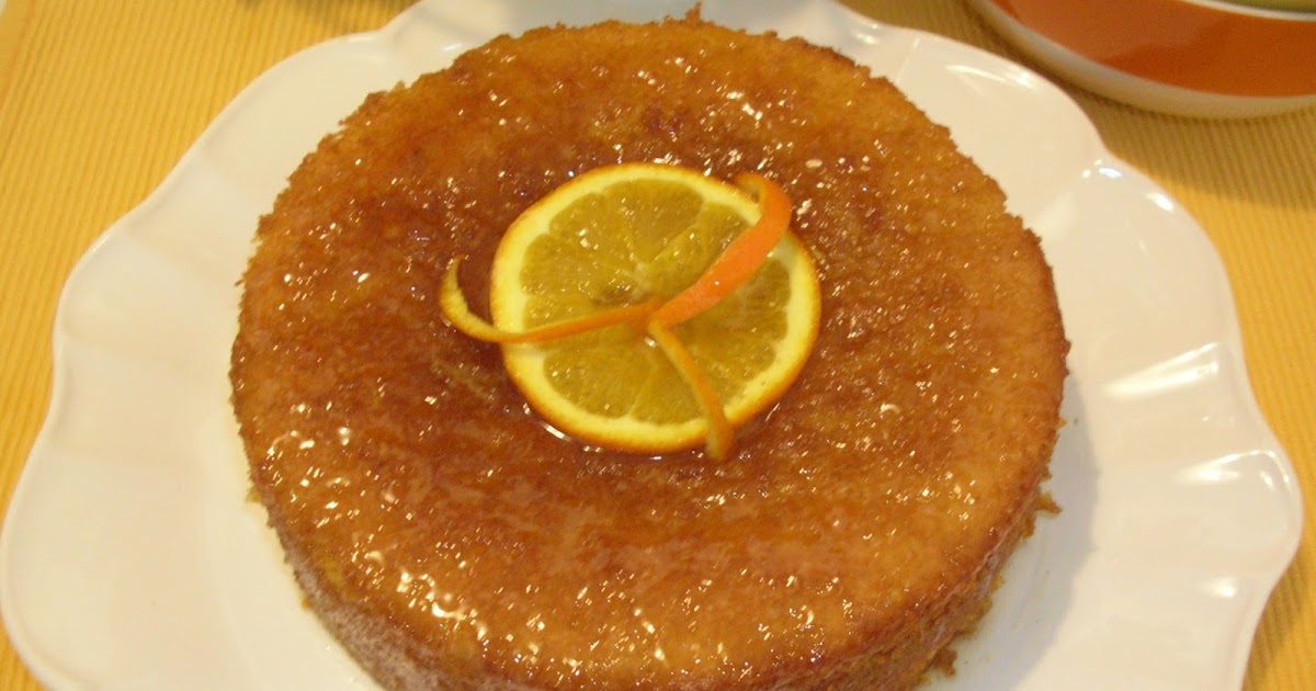 Nuvola Glacé / Mary: Pastel borracho de naranja