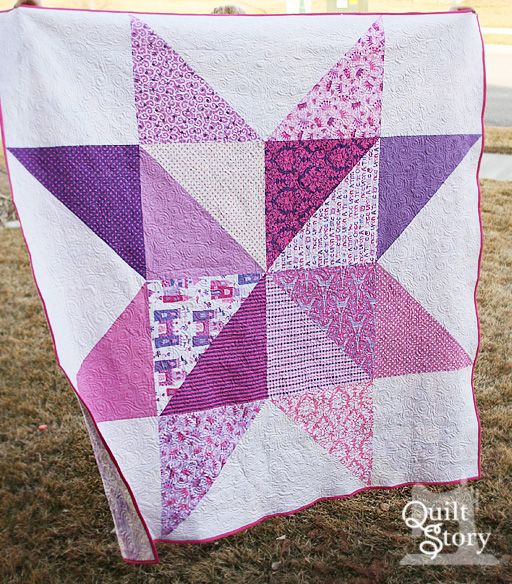 Quilt Story: Giant Princess Star Quilt...