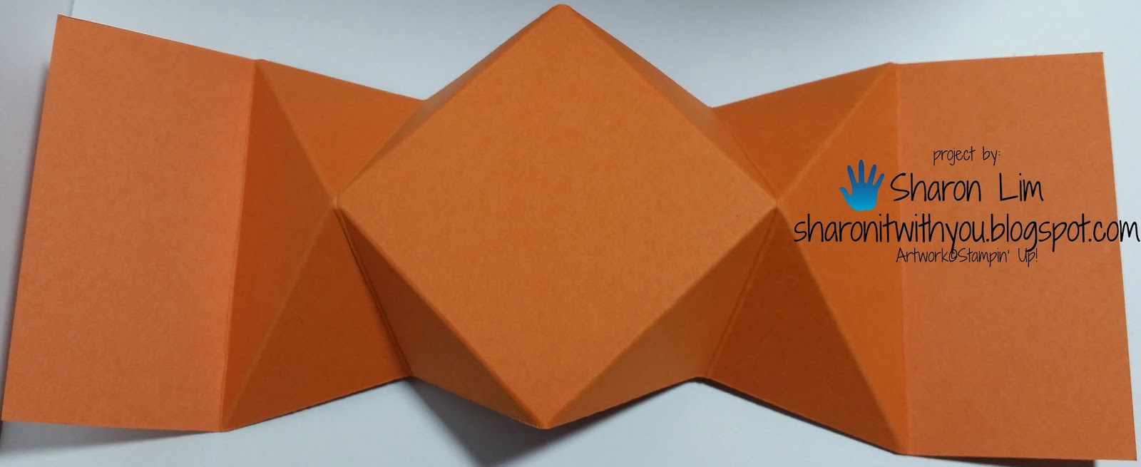 Sharon It With You: Diamond Fold card tutorial