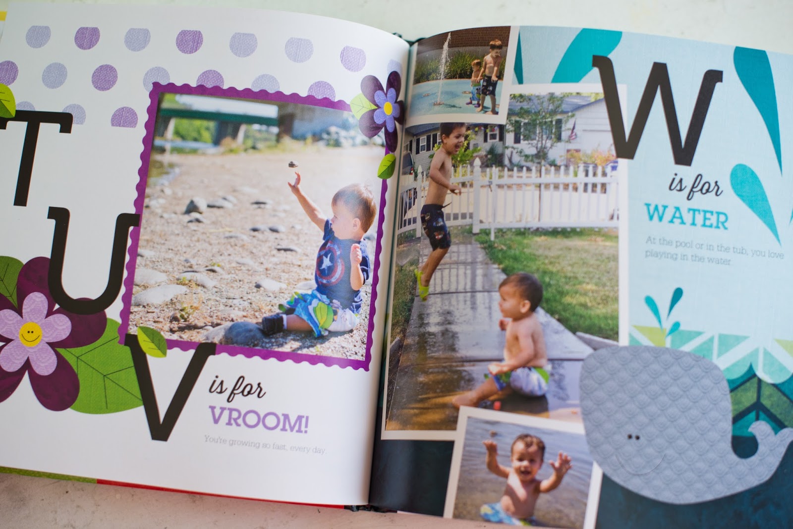 Domestic Fashionista: Personalized Alphabet Photo Book