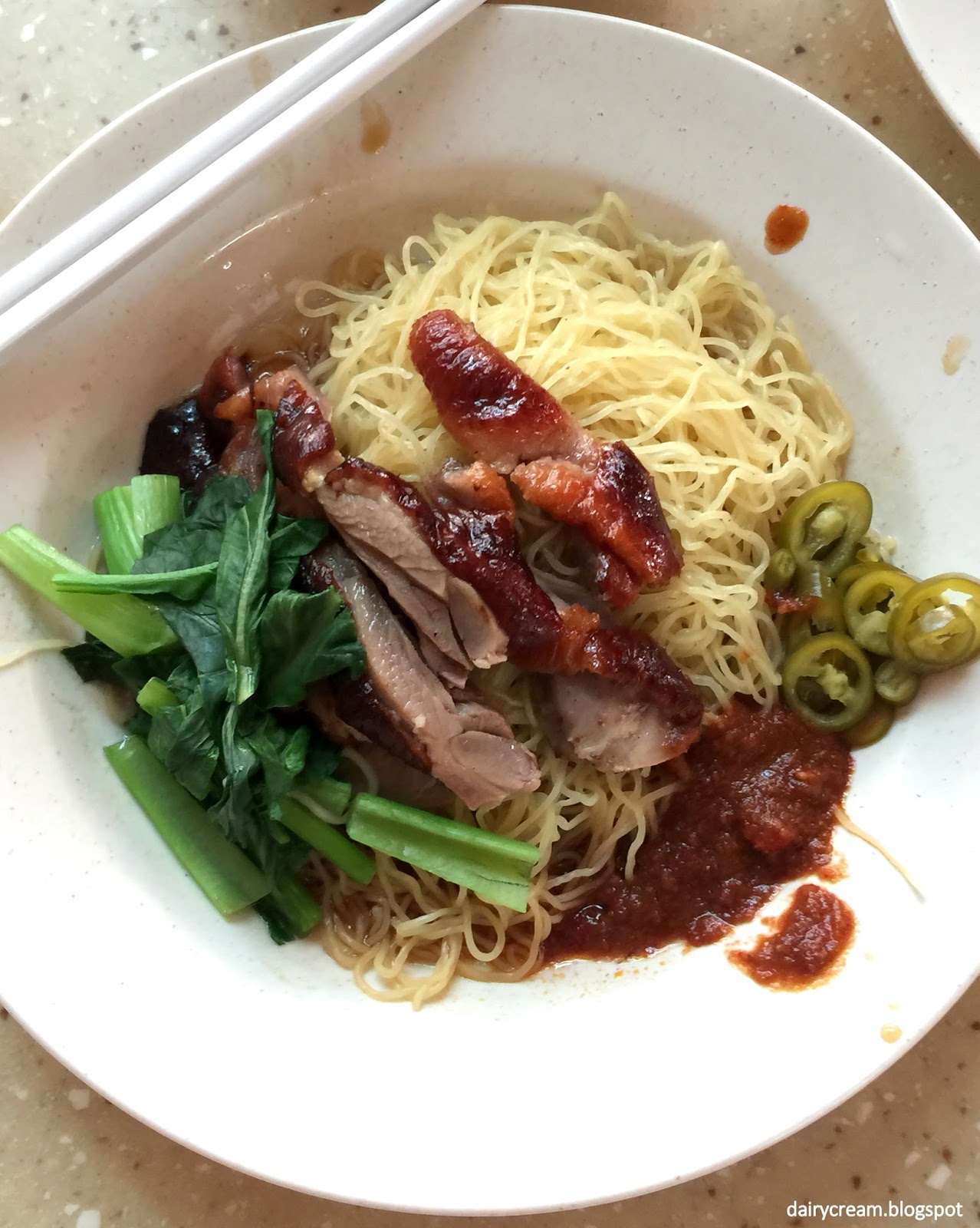 Fei Fei Roasted Noodle @ Yuhua Village : Wanton Mee Star from the West