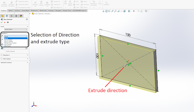Design Tech Academy: Extruded Boss / Base in Solid Works