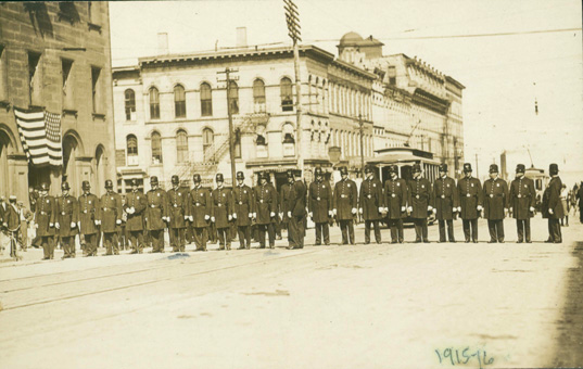Sandusky History: Sandusky Police in 1915