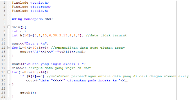 Melakukan Pencarian atau Searching pada Elemen Array ~ Belajar Bahasa ...