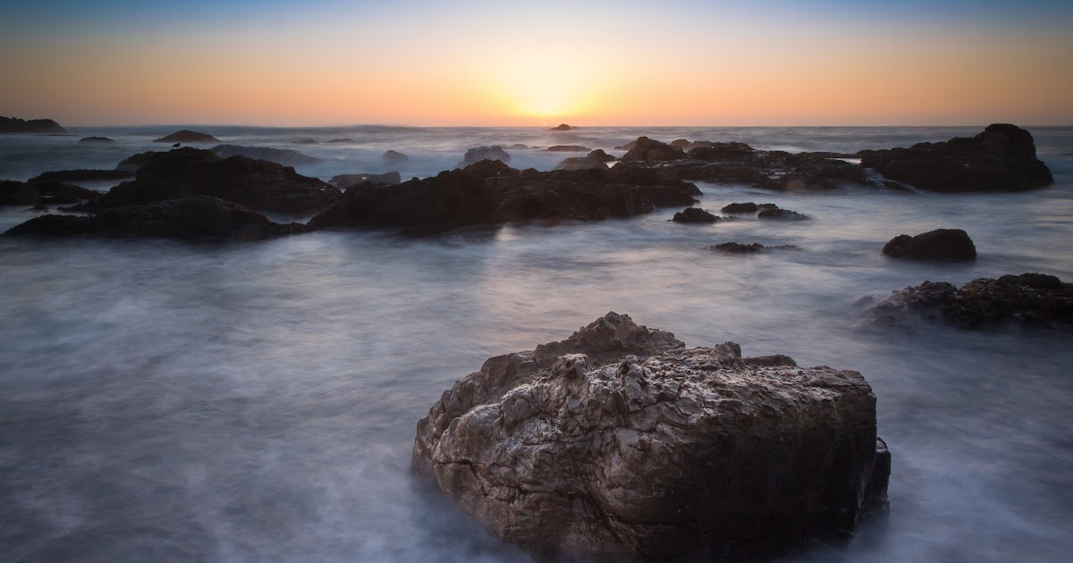 Harpreet Grewal: Sunset at Glass Beach - Fort Bragg, CA