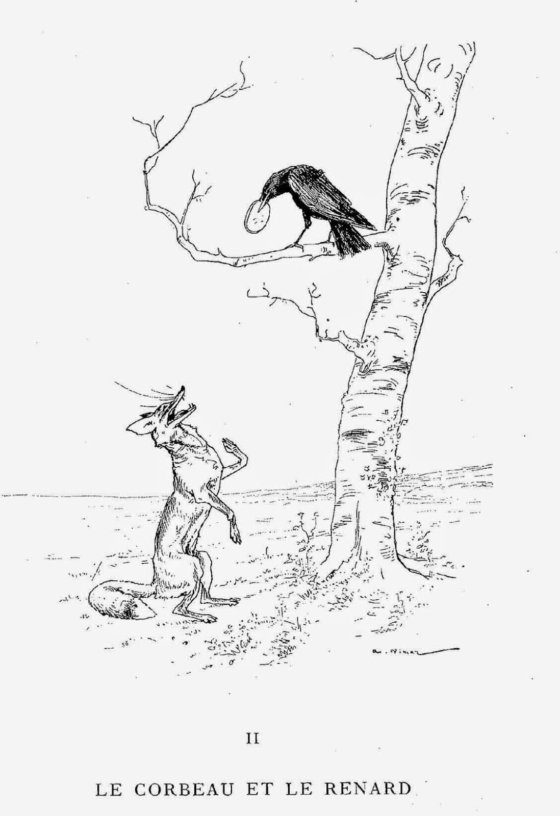 Fablimages : La Fontaine et ses illustrateurs: Le corbeau et le renard ...