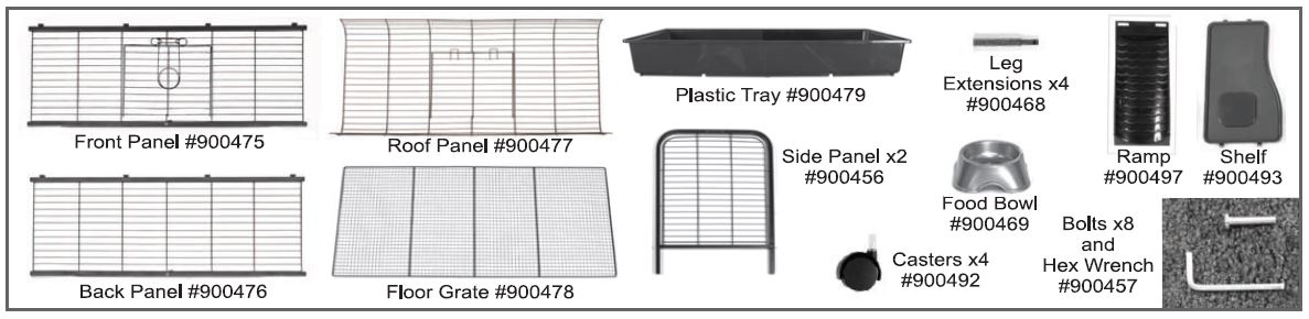 Living Room Series Rabbit Home by Ware Mfg. Assembly Instructions