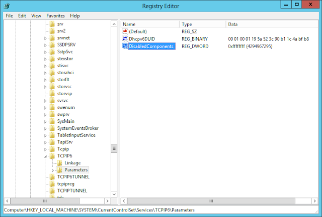 Techunboxed: How to Disable IPv6 in Windows Server 2012