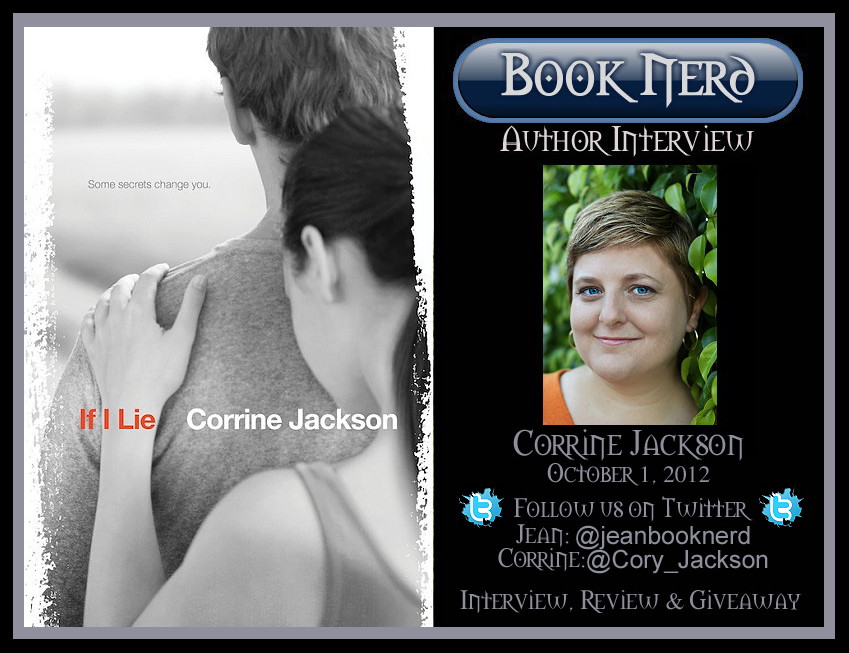 Corrine Jackson Author Interview ~ JeanBookNerd