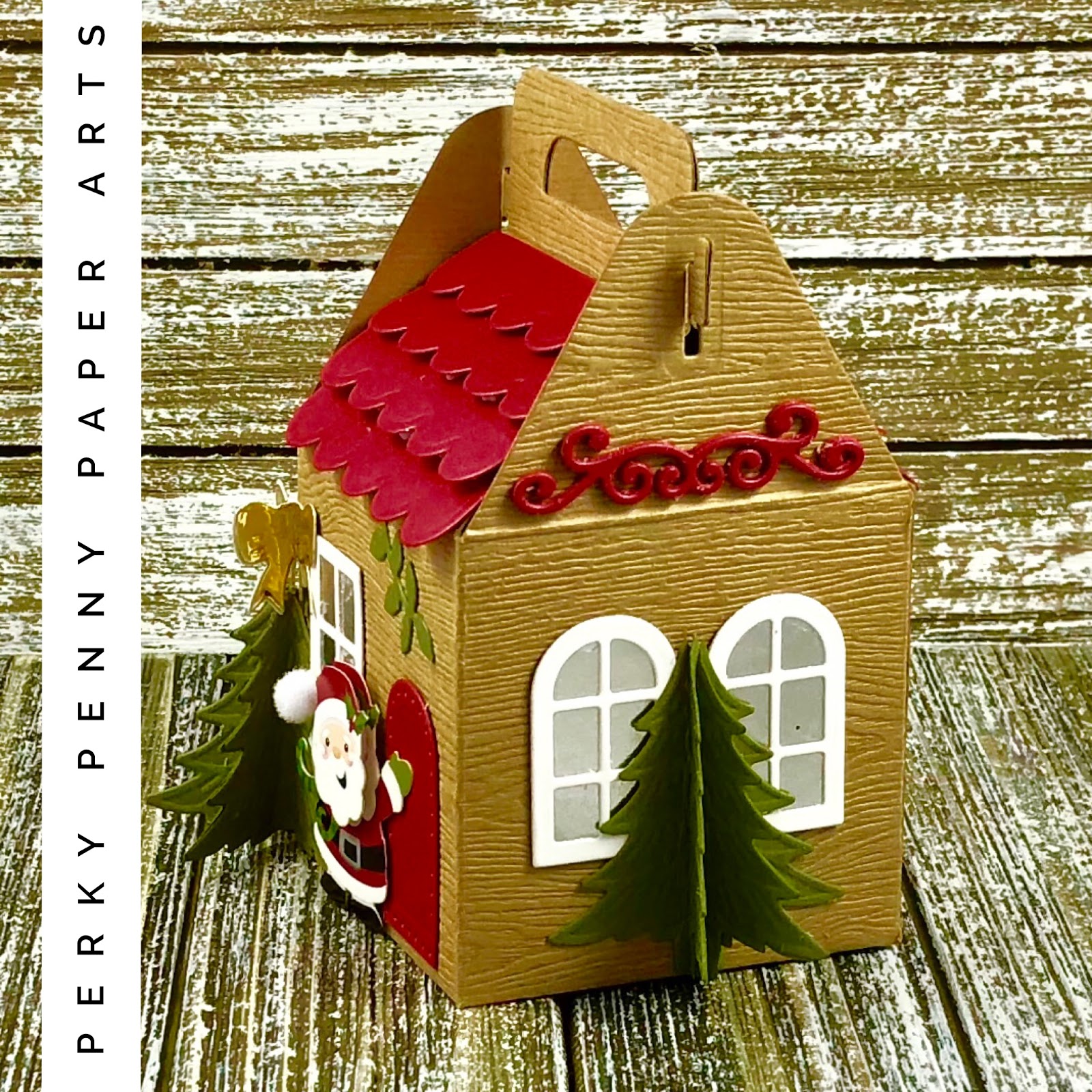 Perky Penny Paper Arts: Christmas Treat Box Featuring A Charming ...