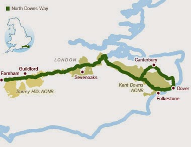Gullible's Travels: North Downs Way 01 - Farnham to Guildford