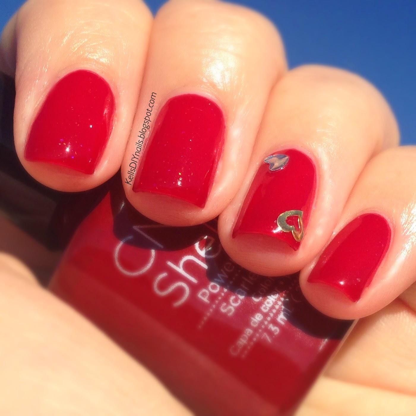 Happy Valentine's Day: CND Shellac, Scarlet Letter and Zillionaire.