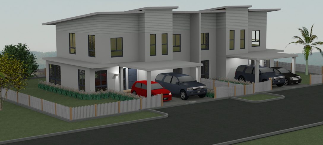 DOUBLE STOREY SEMI DETACHED HOUSE | FENDY HAZA CONSTRUCTION