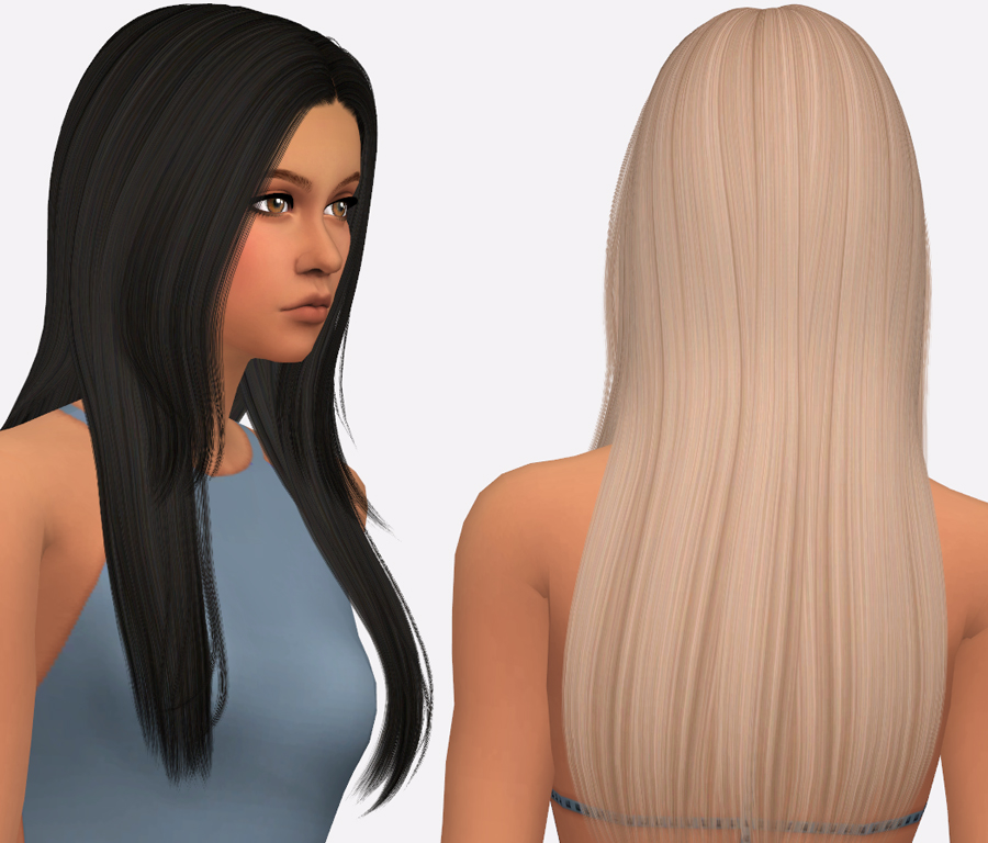 Simista A little sims 4 blog : Over The Light Hair