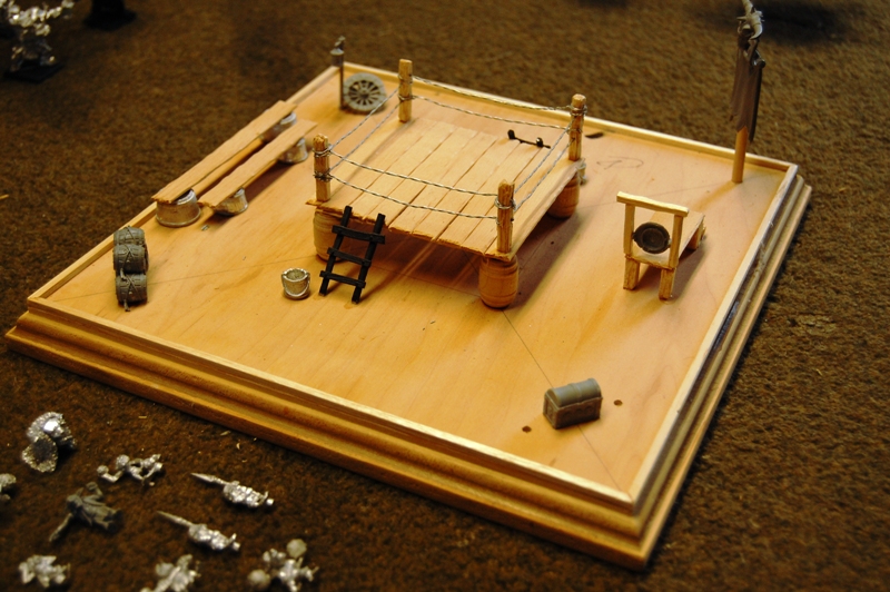 The Miniature Side of Me: Snotling Boxing/UFC Diorama WIP