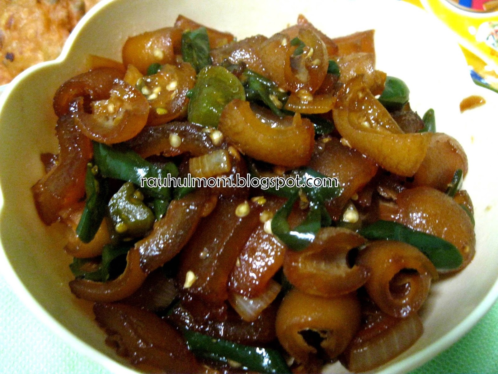 my days: Kikil Masak Cabe Hijau