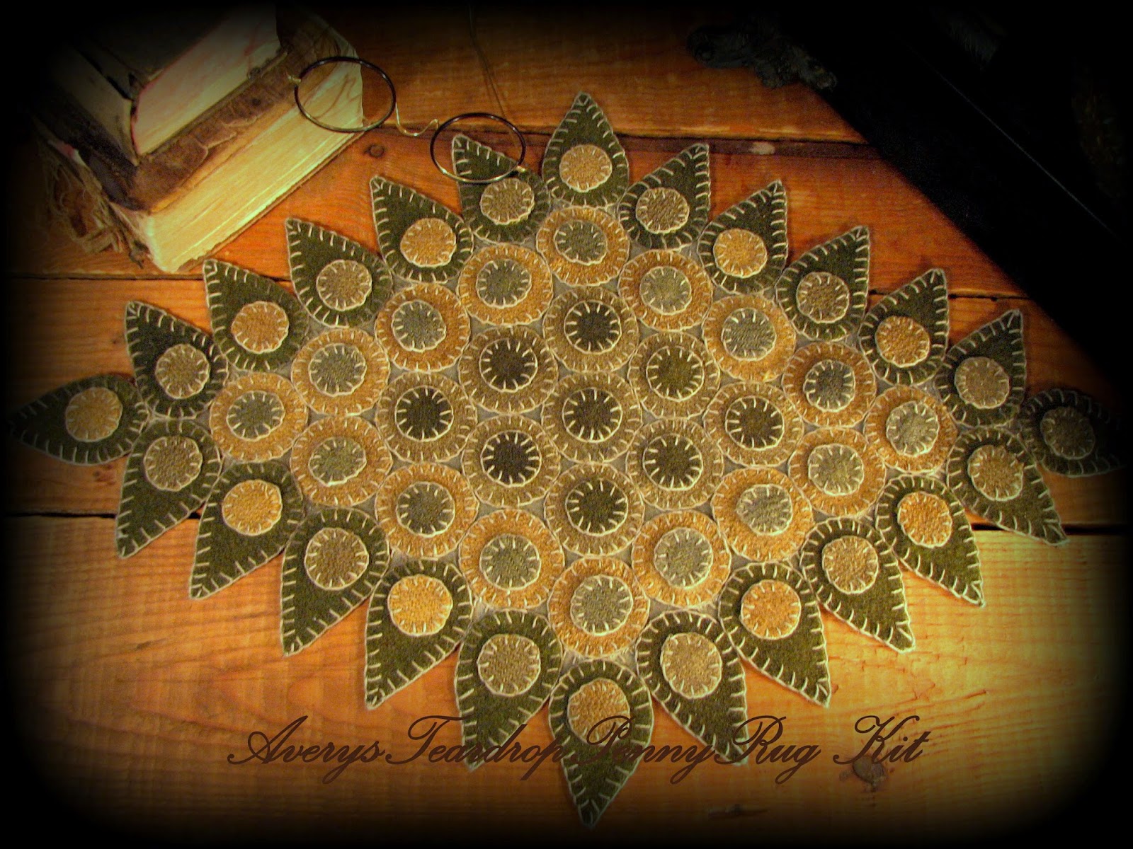 The Diary of a Rugmaker: The New Avery Penny Rug Kits