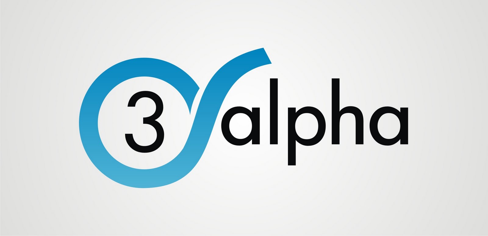 3 alpha logo design