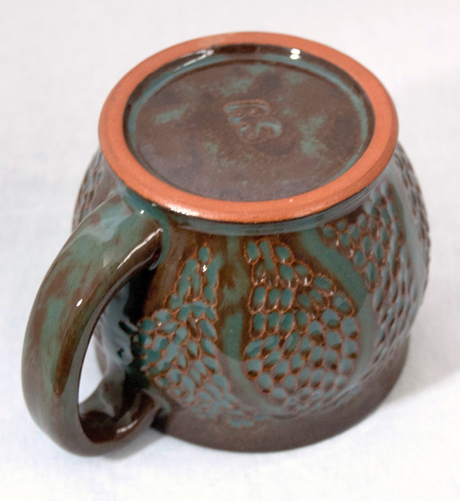 Sullivan's Ceramics, Pottery, Art, and More: Red Earthenware Mug with ...