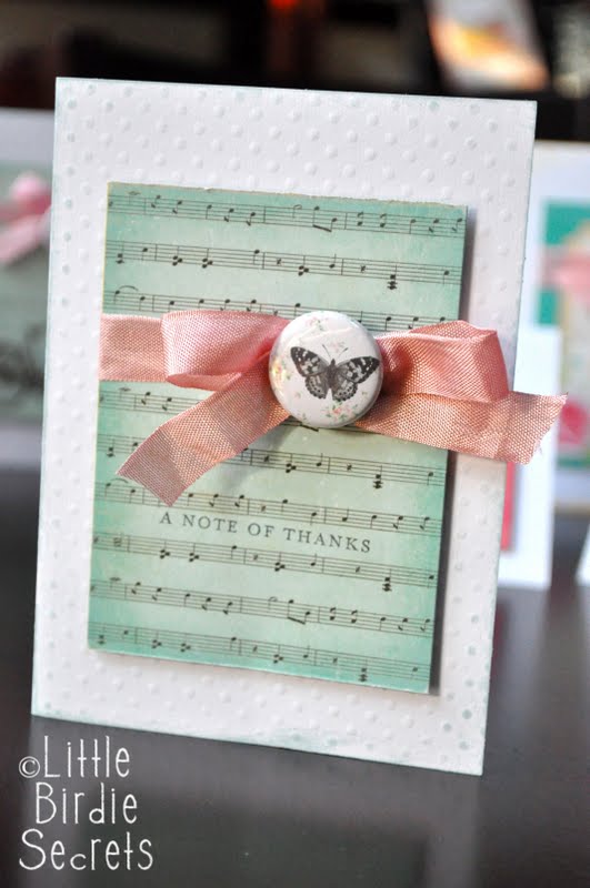 13 handmade cards, 1 sheet of paper {pretty much} | Little Birdie Secrets