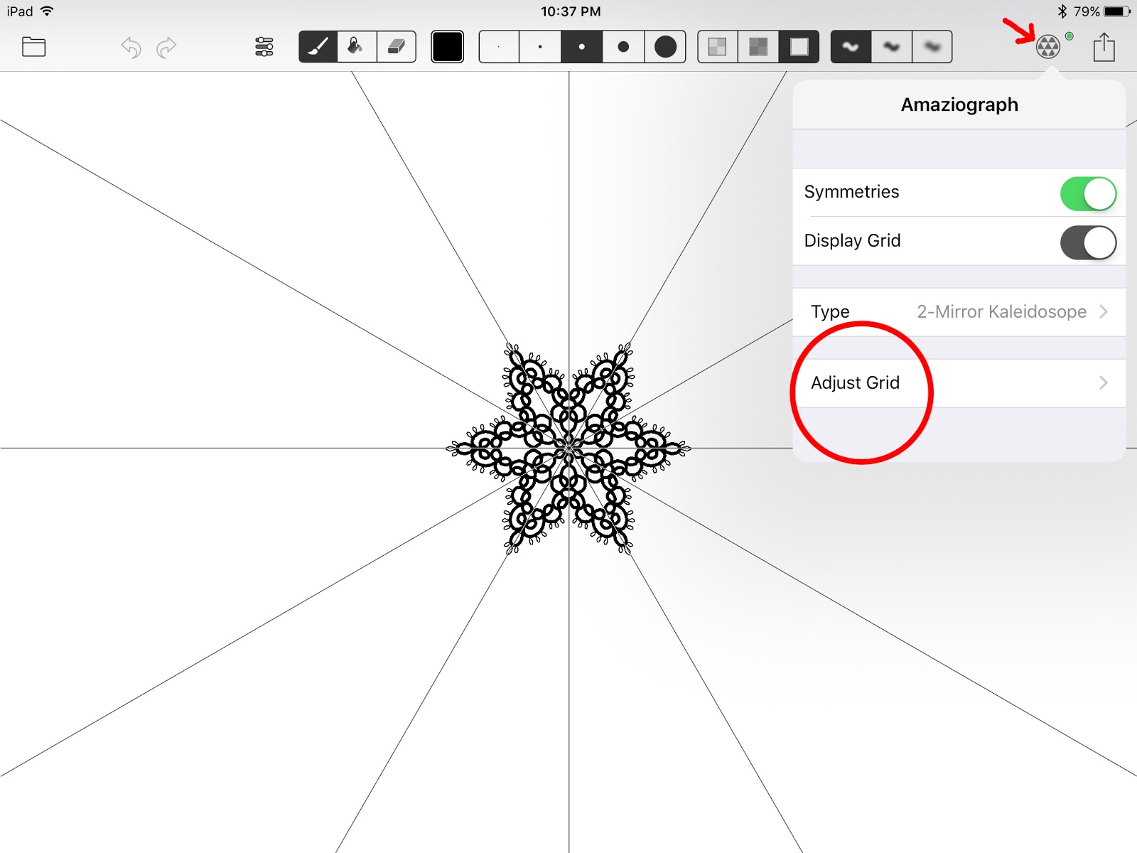 Tatting by the Bay: Amaziograph drawing app