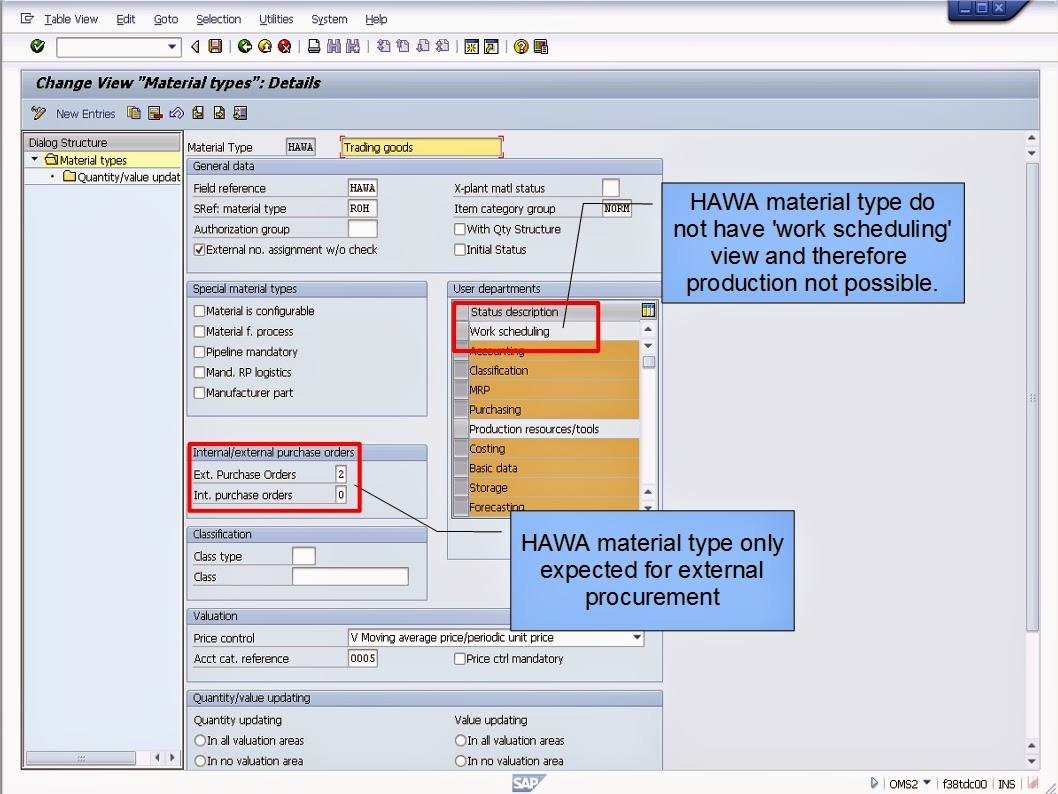 青蛙SAP分享 Froggy's SAP sharing: Material type HAWA (Trading) with demo of ...