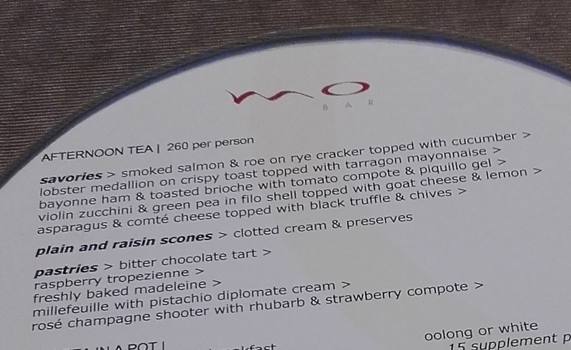 Supersupergirl's dining reviews: [MO Bar] Stylish afternoon tea