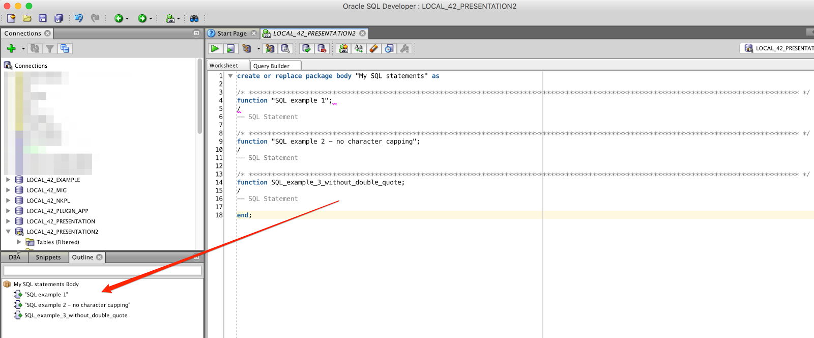 Sql Developer Quick Outline With Sql Statements Apex At Work By Tobias Arnhold