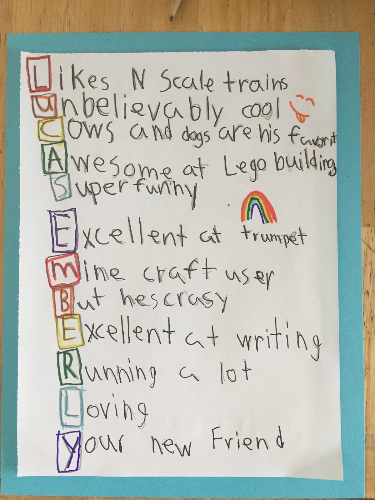3rd & 4th Grade Frenzy!: Acrostic Poems, Senior Buddies, Student ...