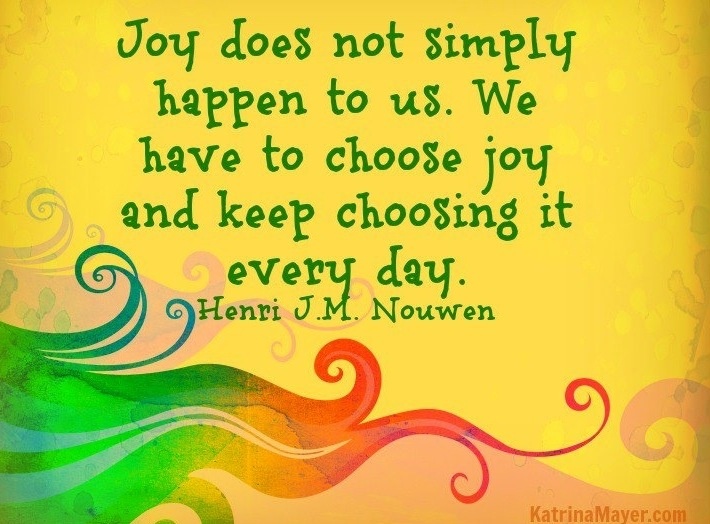 Living From Peace and Joy: Commit to Focusing on Joy