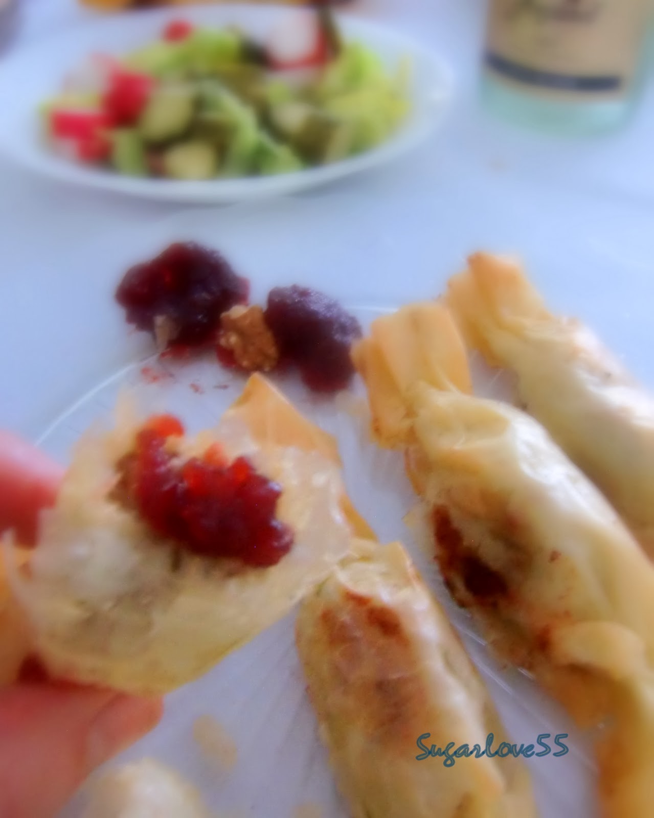 Sugarlove55: Caramelos de pasta Filo con relleno salado