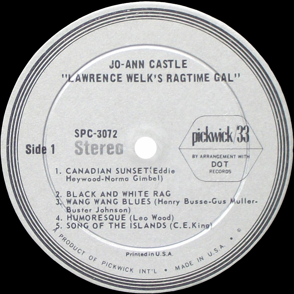 Guy's Discographies: LP - Pickwick/33 - SPC-3072