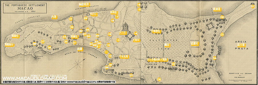Macau Old Map: The First Tourist Map of Macau