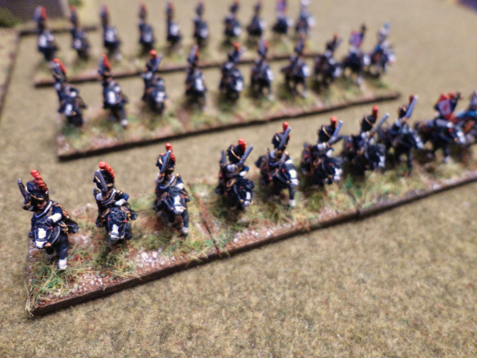 10/ 12mm WW2 and 6mm Napoleonic gaming: 6mm Adler French Guard cavalry