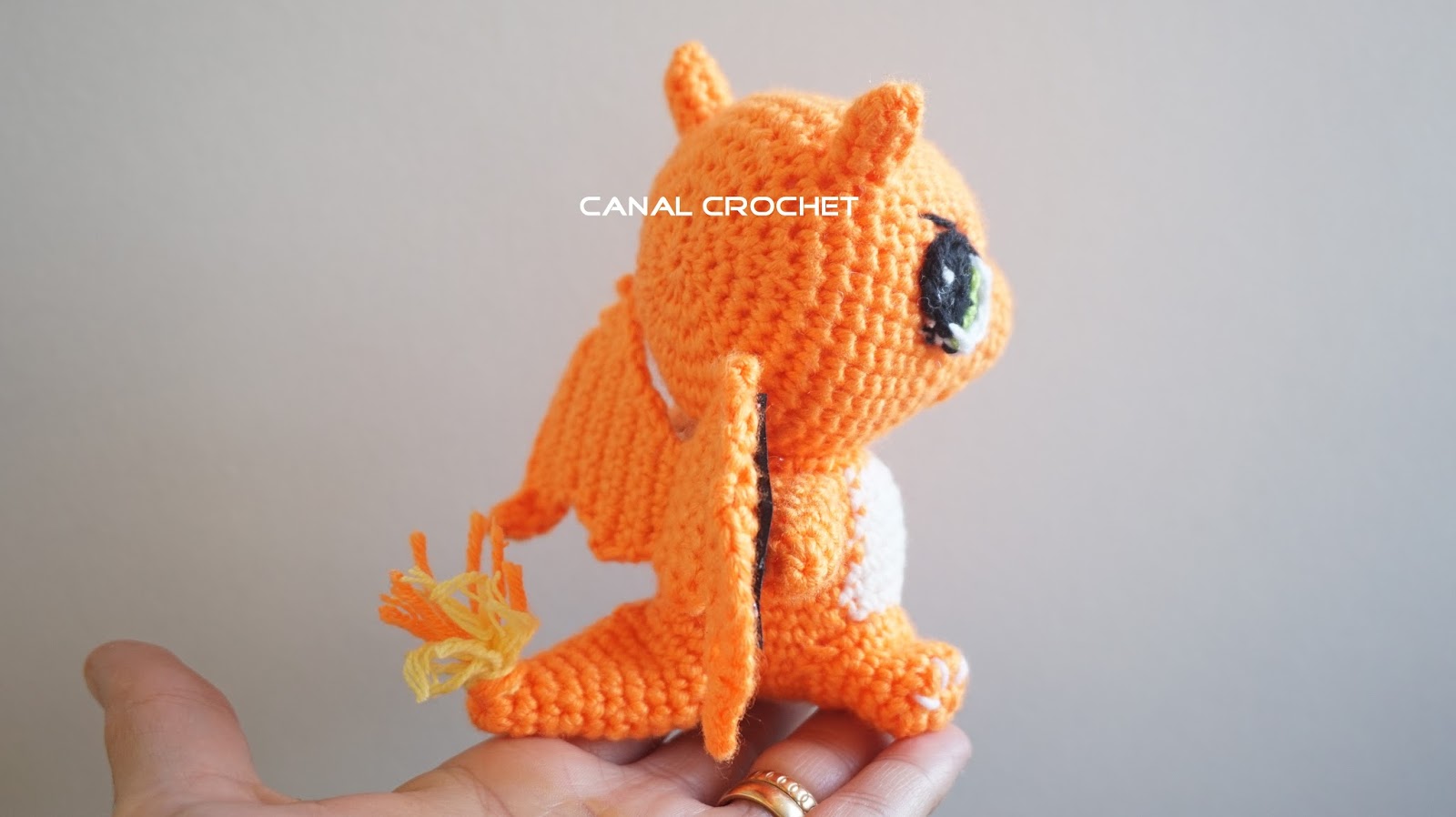 CANAL CROCHET: Charmander pokemon amigurumi