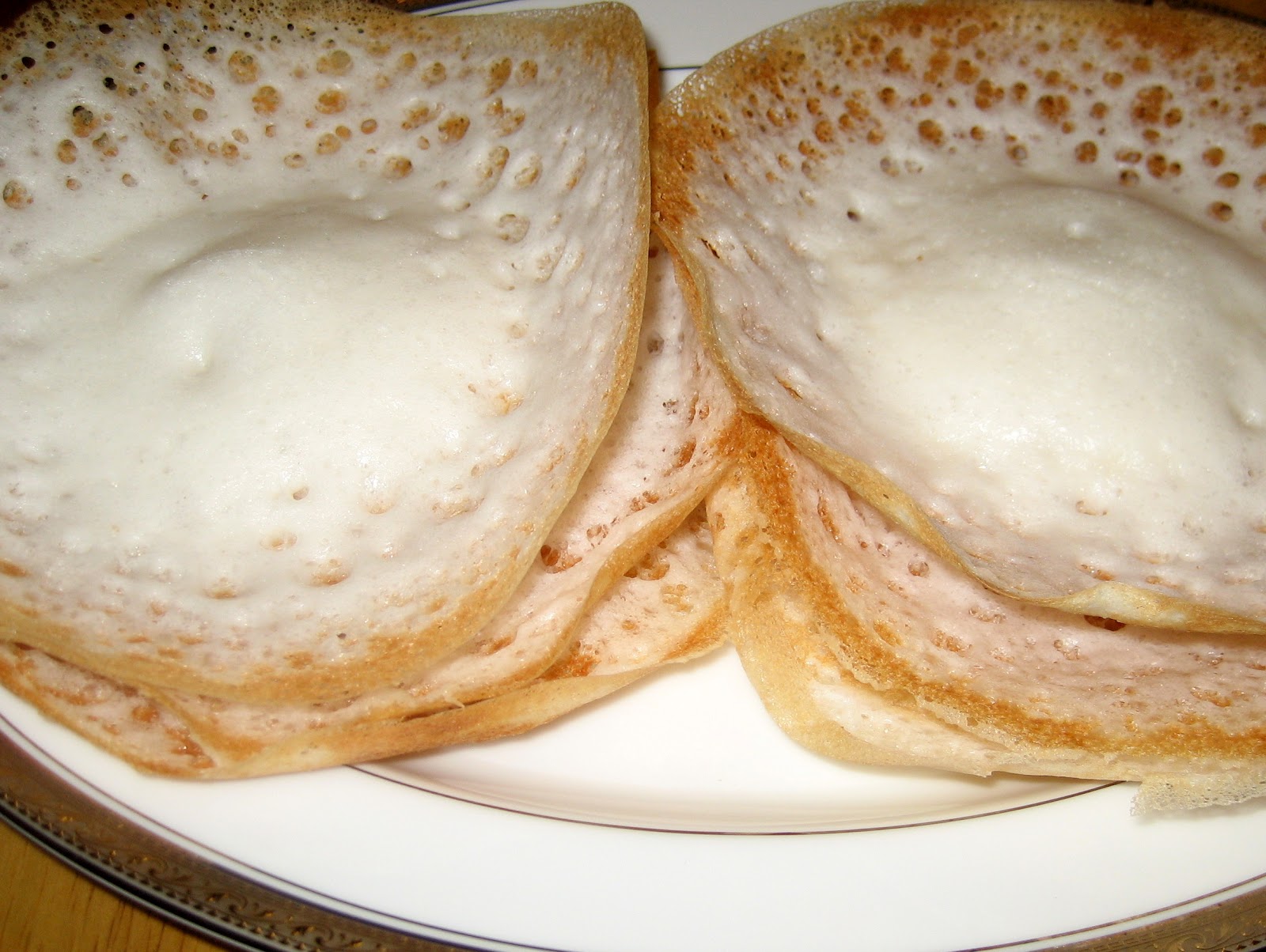 Food my companion: PALAPPAM AND EGG ROAST