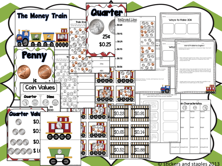 stickers and staples: ALL ABOARD! The Money Train