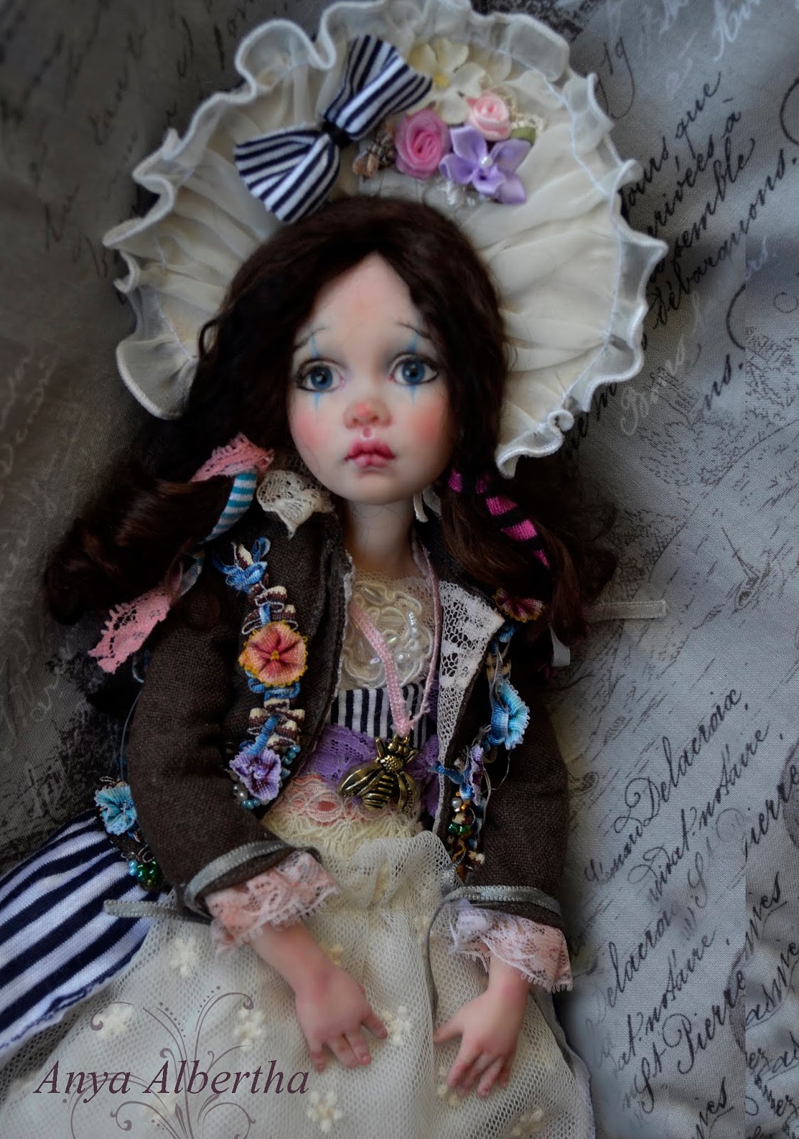Art Dolls by A. Albertha: OOAK doll ~ Claudette ~ Original Parisian ...