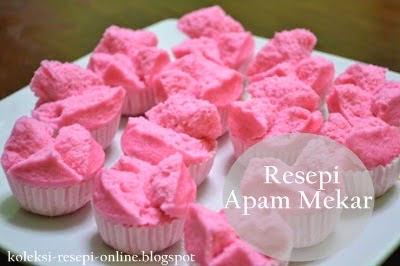 Resepi Apam Mekar yang Paling Simple | Koleksi Resepi Online