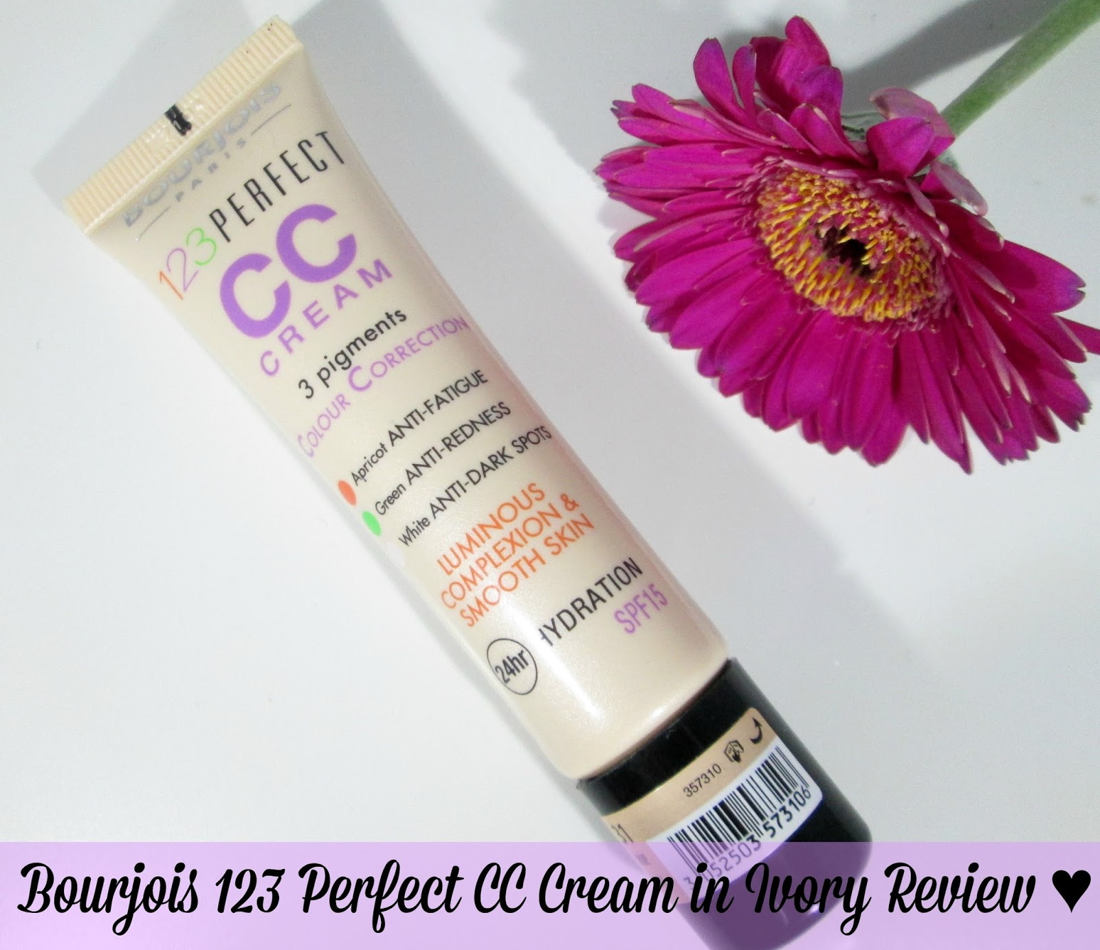 Bourjois 123 Perfect CC Cream in Ivory | Review ♥