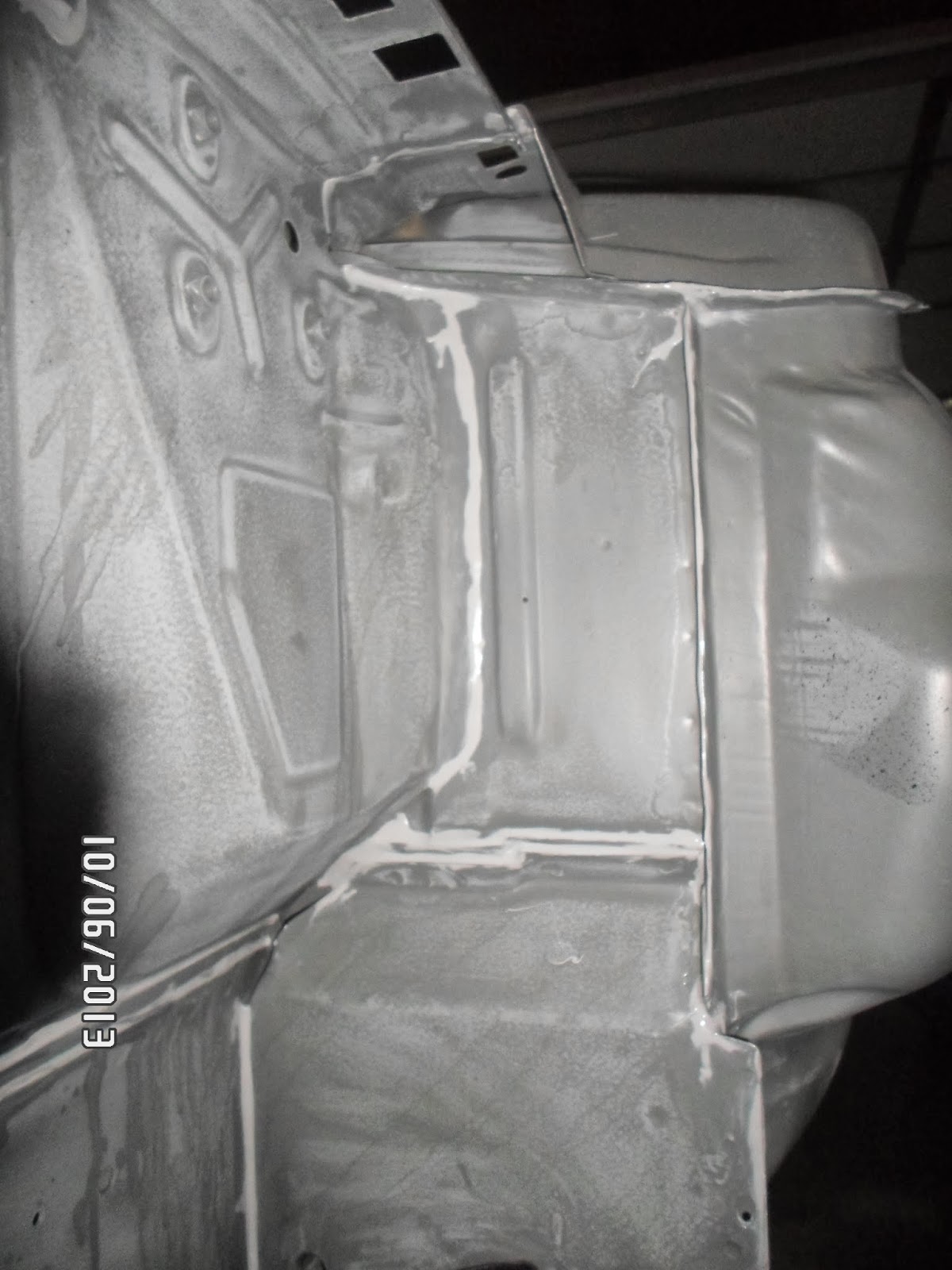 Night Mission Boss 302 Blog: Apron Seam Sealing & Undercoating with U ...