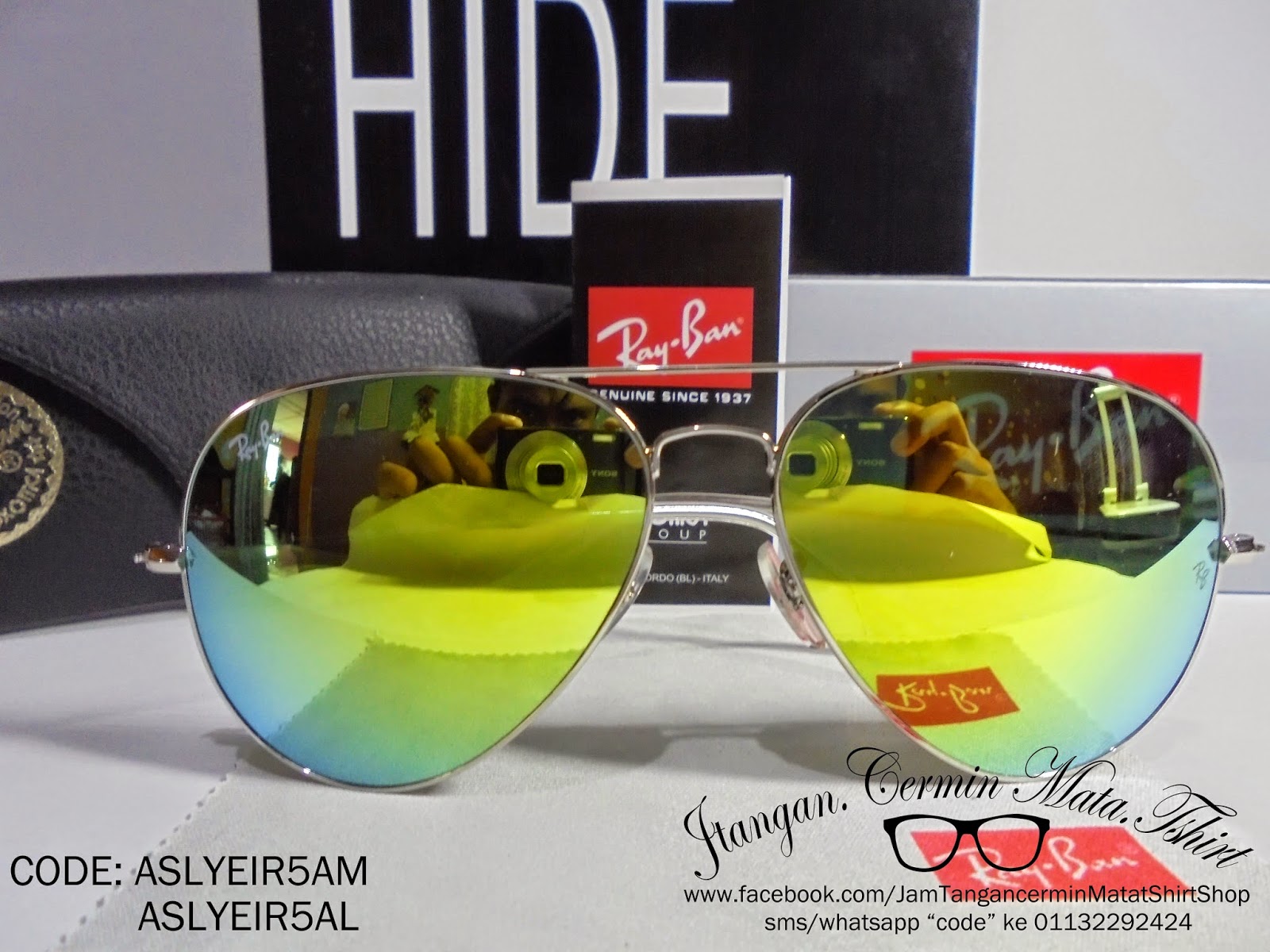 KOLEKSI CERMIN MATA RAY BAN: RAY BAN AVIATOR LARGE METAL COLLECTIONS