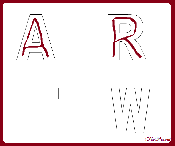 proParinti: 7 tipuri de fise - Invatam sa scriem litere de tipar