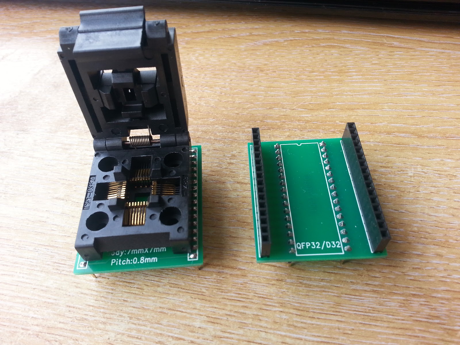 Nerd Club: TQFP socket programmer for Atmega328 SMT chips