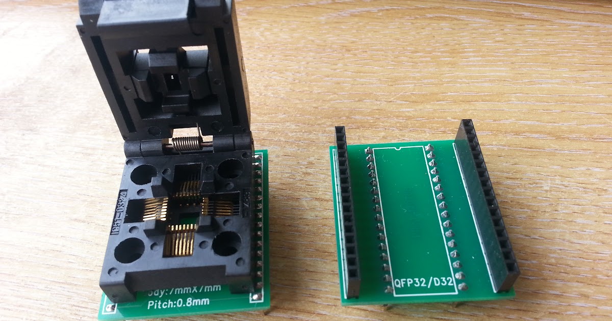 Nerd Club: TQFP socket programmer for Atmega328 SMT chips