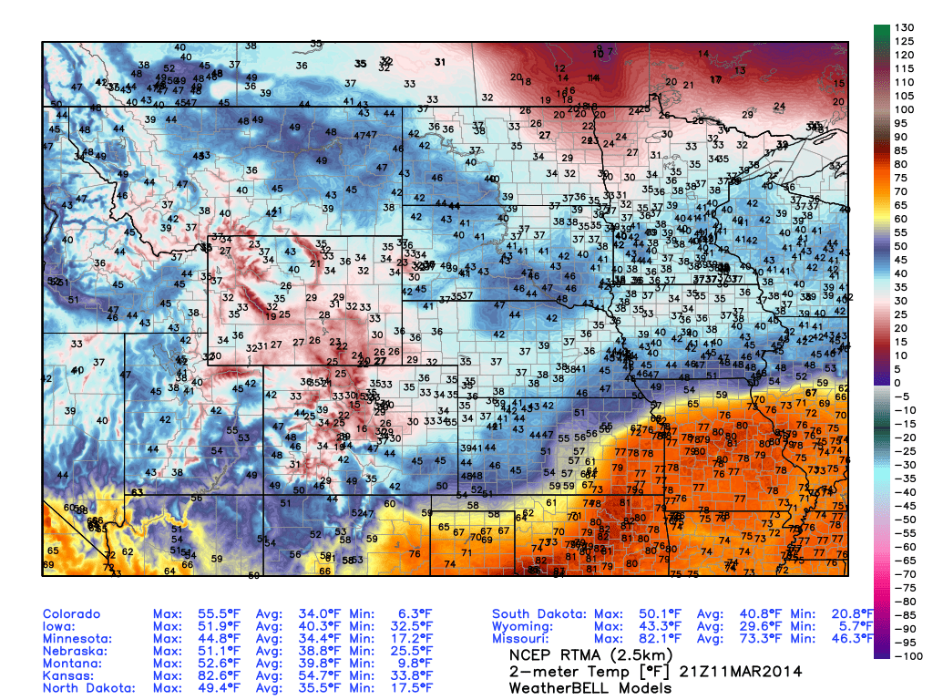 Northerly Winds Gusting Up To 50 MPH & Blowing Dust Tonight.