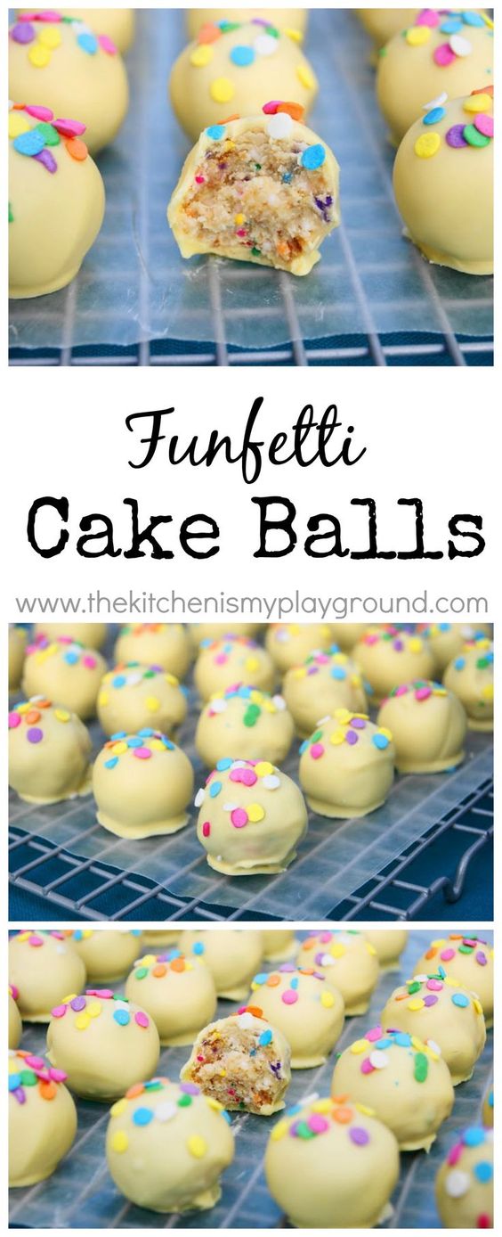 Funfetti Cake Balls - recovery of an 'oops!' - Instant Pot Recipes
